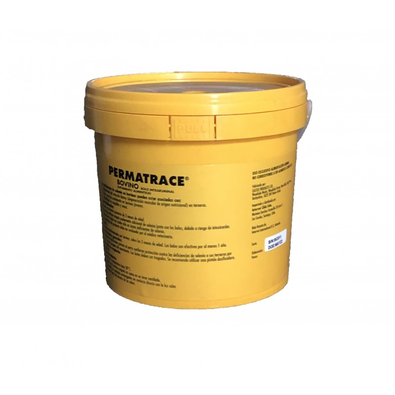 Vitamina INTERVET Permatrace Balde 100 Bolos intraruminales